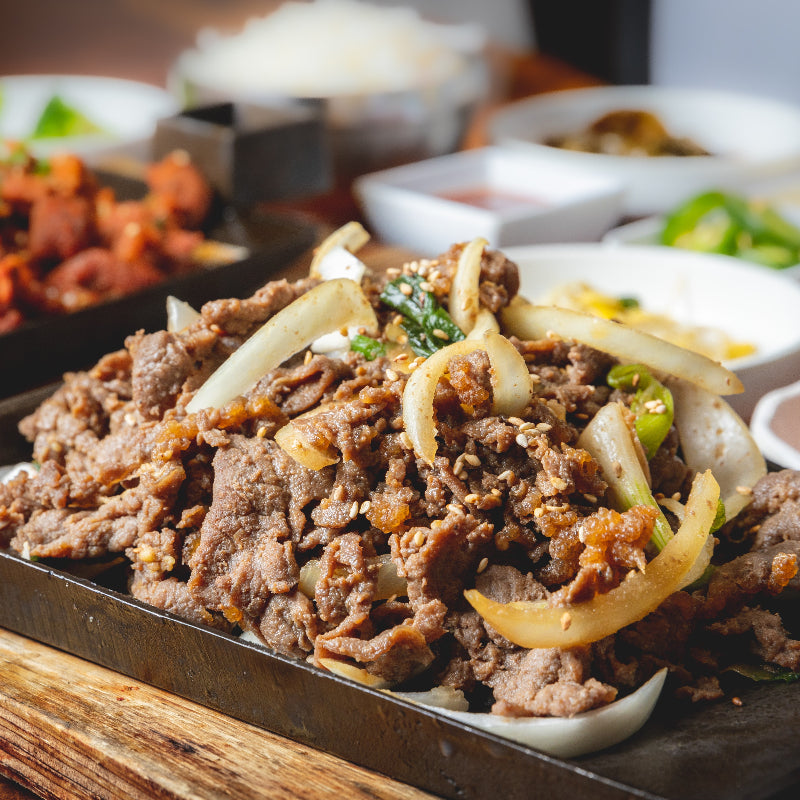 Bulgogi 'Korean Traditional Marinated Sliced Beef' (1kg) – Nishel Foods